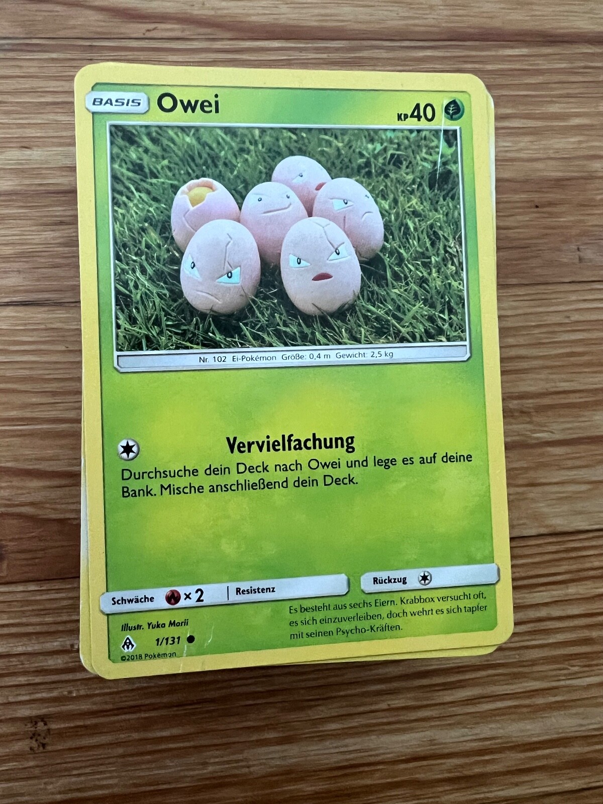 Pokemon Karte - Owei - 1/131 - Deutsch 2018 | eBay