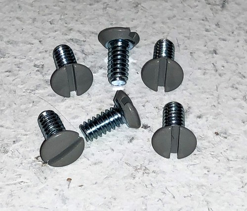 Electrical Switch Plate Screws - Choice of Color and Length - 6 Screws ...