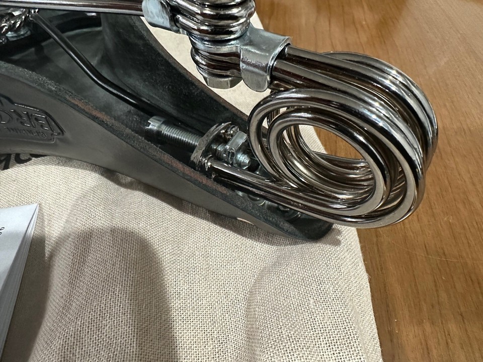 Brooks England B33 City Leather Saddle, Stranded Coil Springs Front ...