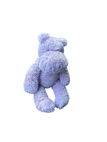 JellyCat Smudge Hippo Lilac Plush Soft Medium HTF Rare Retired | eBay
