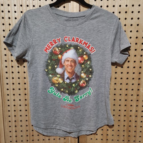 National Lampoons Christmas Vacation Merry Clarkmas Tee T Shirt Top ...