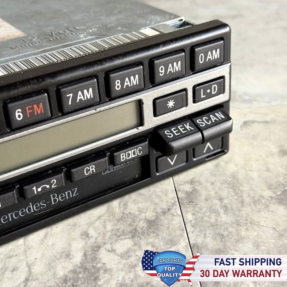 TESTED Becker Grand Prix BE1432 Mercedes-Benz W140 OEM Cassette Radio ...