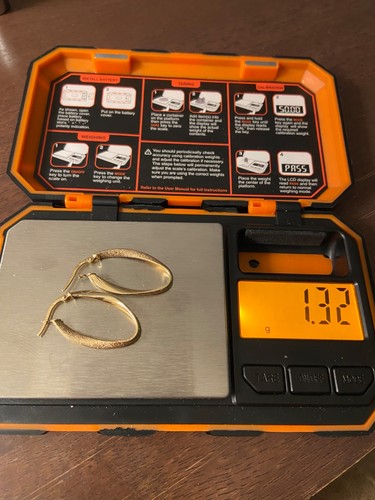 10k gold earrings 1.32 grams | eBay