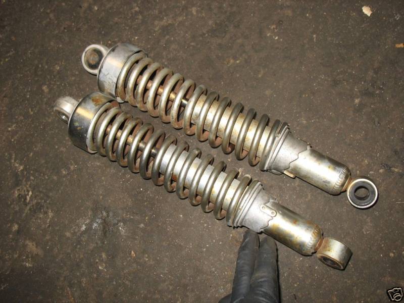 79 Yamaha XS400 XS 400 Rear Shocks | eBay