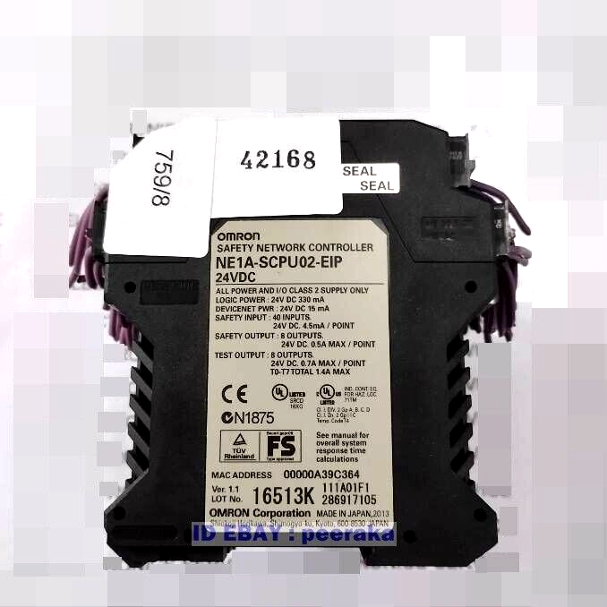 NE1A-SCPU02-EIP OMRON Safety Network Controller, Free Fast Ship | eBay