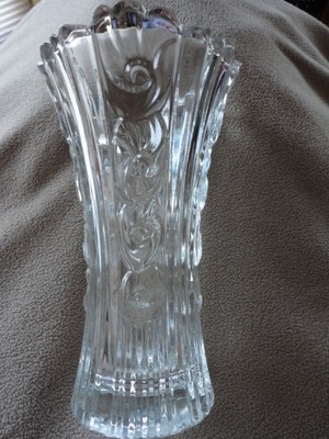 Snail Clear Duncan Miller Glass Vase Wedding Holiday Decor Weighted 8"t ...