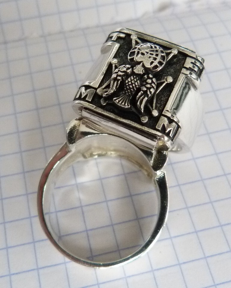 KNIGHTS OF COLUMBUS 4rd DEGREE RING SILVER | eBay