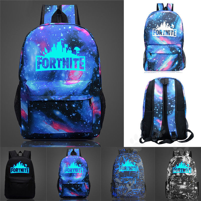 Galaxy Thunder School Backpack Book Bag Kids Teenager Night Luminous ...