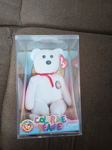 Color Me Beanie Baby With Case And Markers 2002 8421049899| eBay