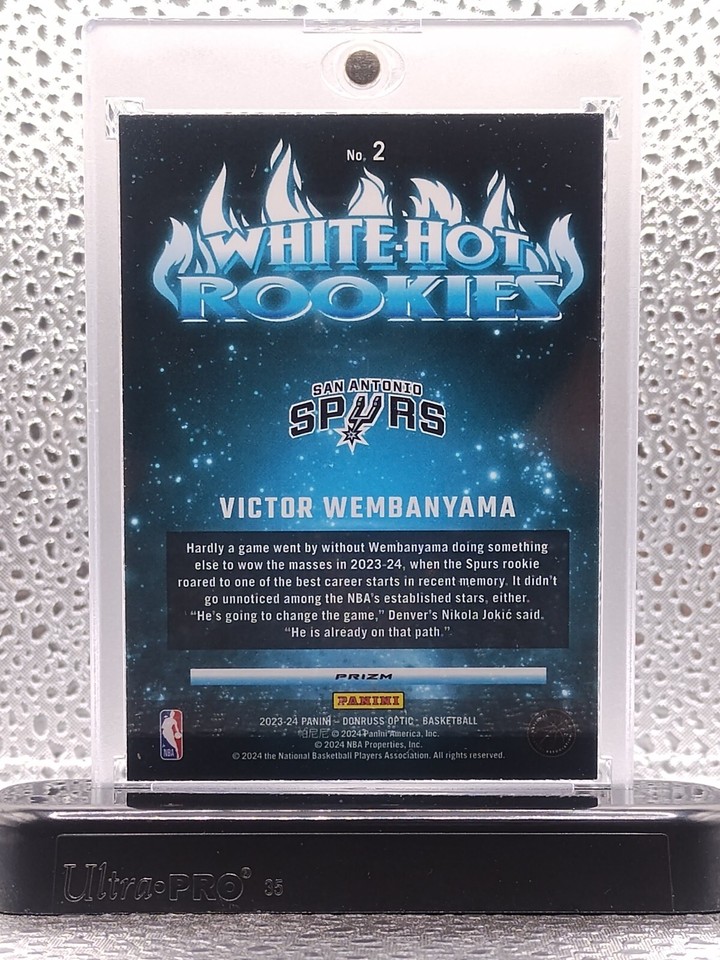 Victor Wembanyama RARE ROOKIE REFRACTOR INVESTMENT CARD WEMBY ONE TOUCH ...