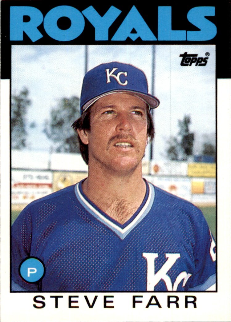 1986 Topps Traded Steve Farr Baseball Cards #35T | eBay