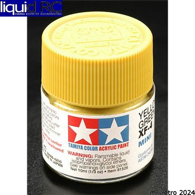 Tamiya USA TAM81704 Acrylic Mini XF4 Yellow Green | eBay