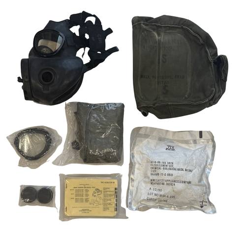 USGI M17A1 NBC Gas Mask Complete Small | eBay