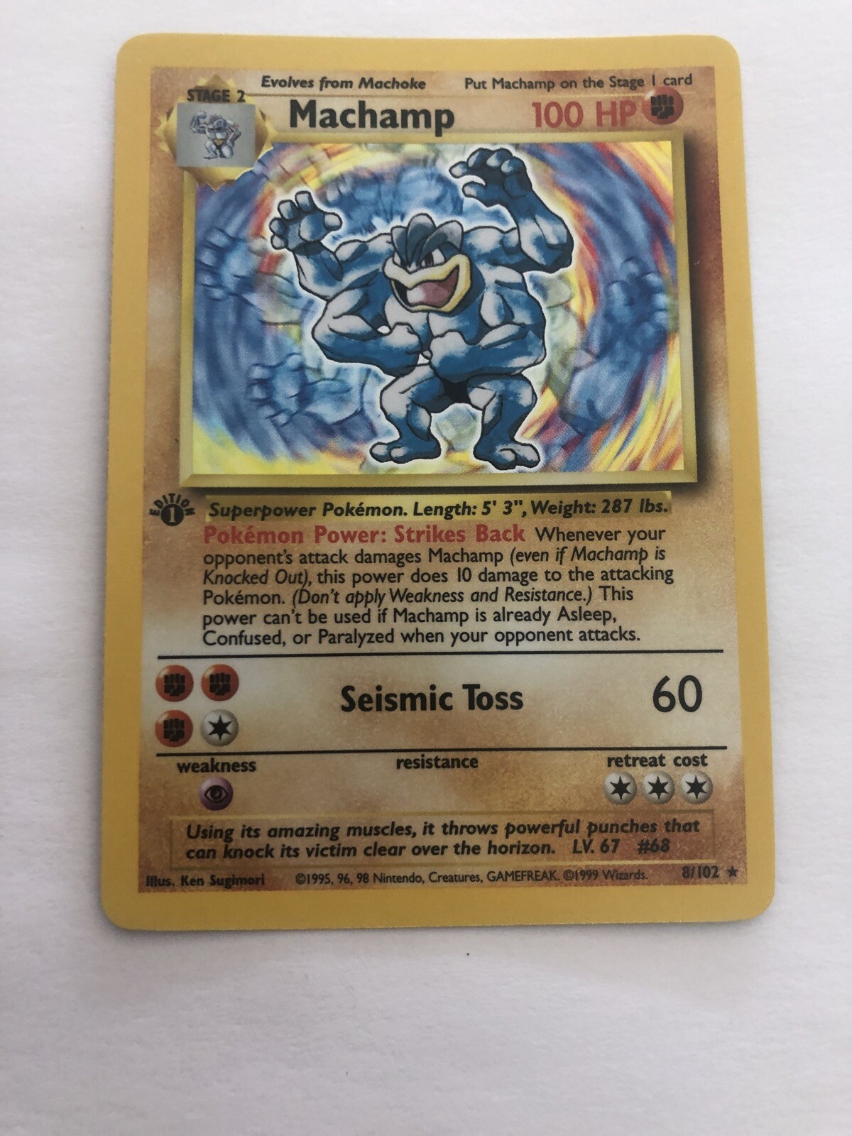 1995 Machamp Mint Holo | eBay