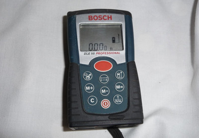 BOSCH DLE 50 Professional LASER RANGEFINDER excellent amazing simple to ...