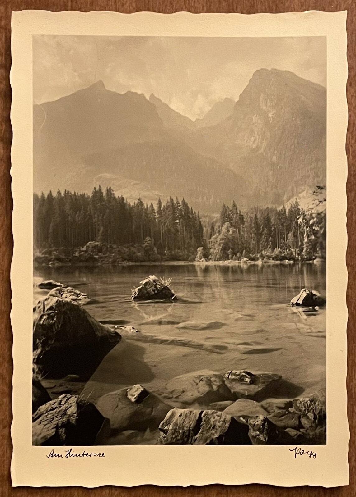 Scenic View-Hintersee Lake Germany Vintage Postcard RPPC? | eBay