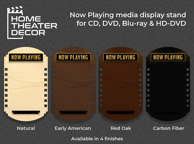 Now Playing Movie Display Stand (Wall Mount) - CD DVD Blu-Ray HD-DVD ...