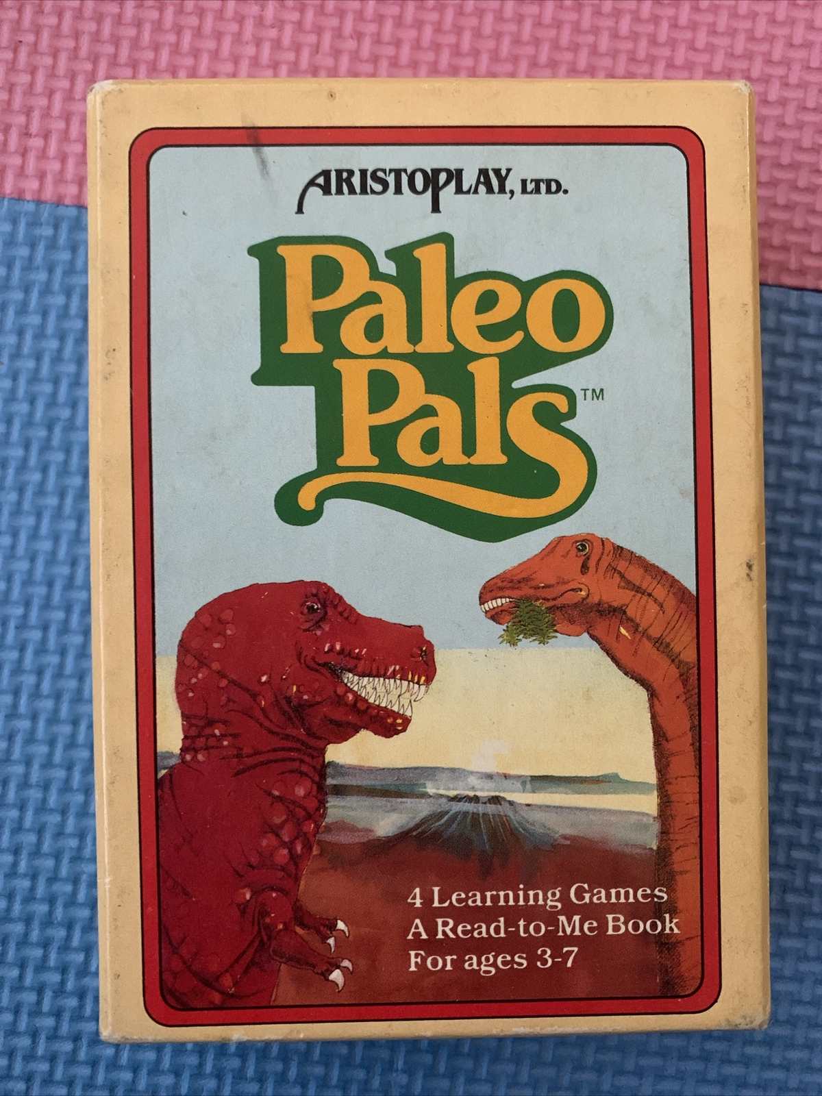 Aristoplay Paleo Pals Dinosaur Card 4 Games Complete With Box And Book ...