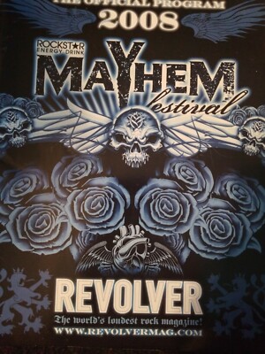 Mayhem Festival 2008 Official Program | eBay