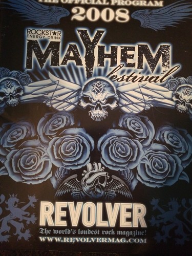 Mayhem Festival 2008 Official Program | eBay UK