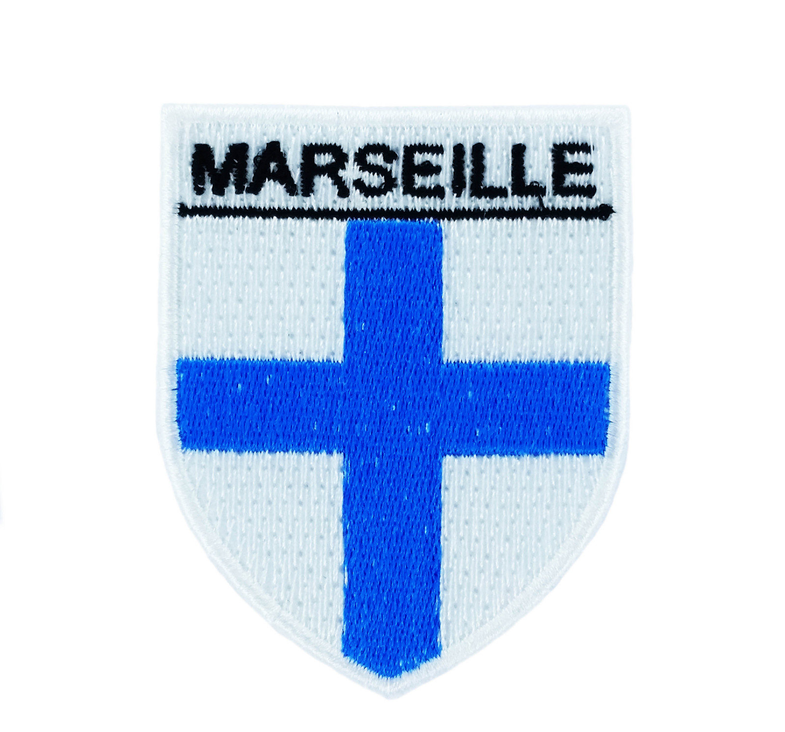 COAT OF ARMS MARSEILLE backpack FLAG PATCHES PATCH FRANCE GLUE shield ...