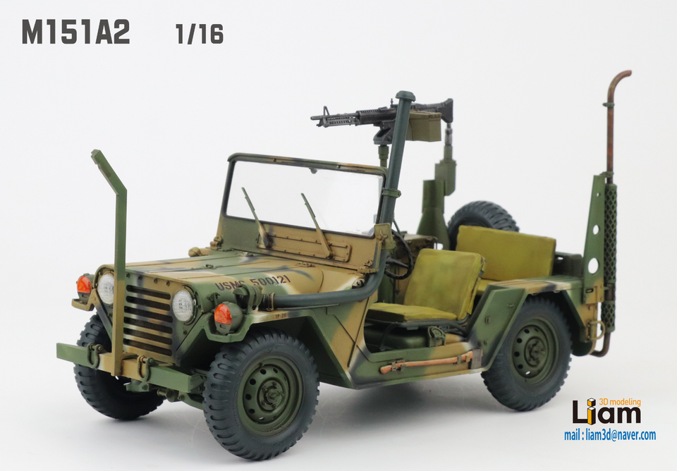 1/16 scale M151A2 Mutt US Military Vehicle model 3d printed kit | eBay