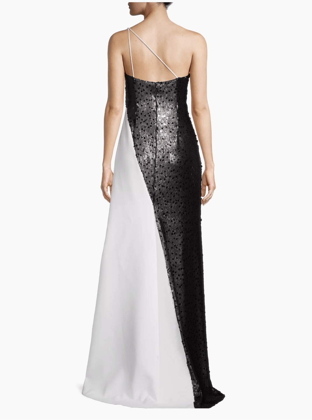 Toccin Ava Sequin Colorblocked Gown | eBay