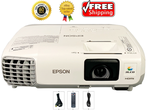 Epson PowerLite 98 Projector 3000 ANSI Professional HD 1080i HDMI H577A ...