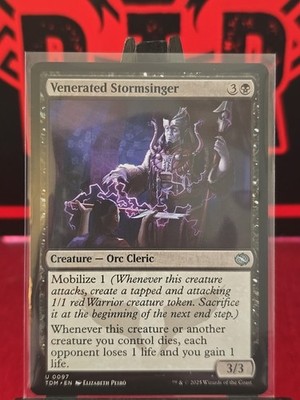 Venerated Stormsinger TDM Tarkir Dragonstorm MTG 97 UNCOMMON NM ...
