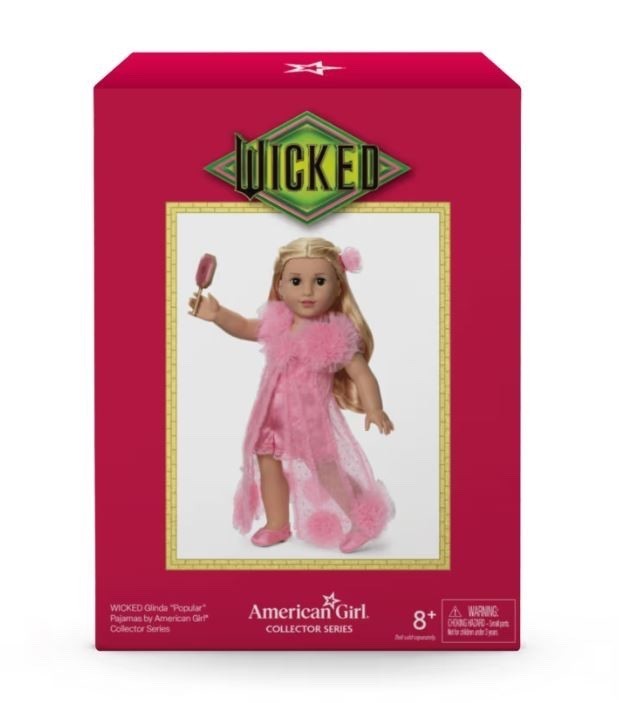 American Girl Wicked Glinda Pajamas Robe Outfit Collector Limited Ed ...