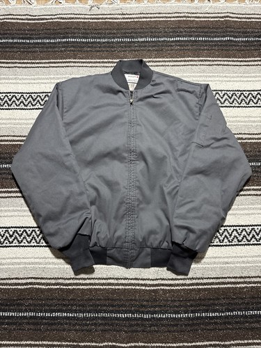 Aramark Uniform Work Jacket - Gray - Quilt Lined - Size M | eBay