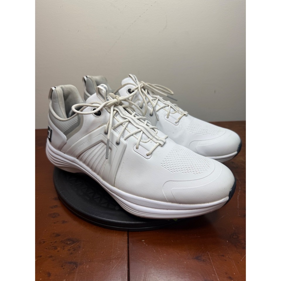 FJ FootJoy HYPERFLEX Golf Shoes White Spikeless Athletic Lightweight 11 ...