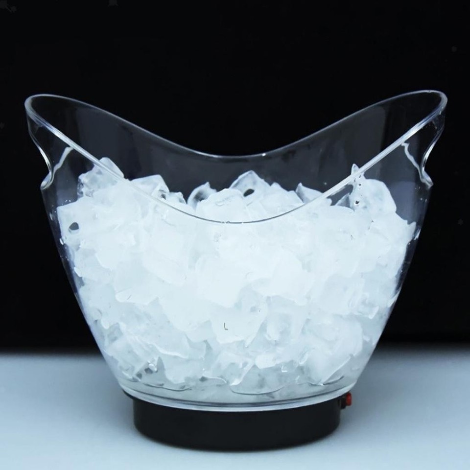 LED Luminous Ice Bucket Beer Whisky Cooler Barrel 2L for Club Bar | eBay UK