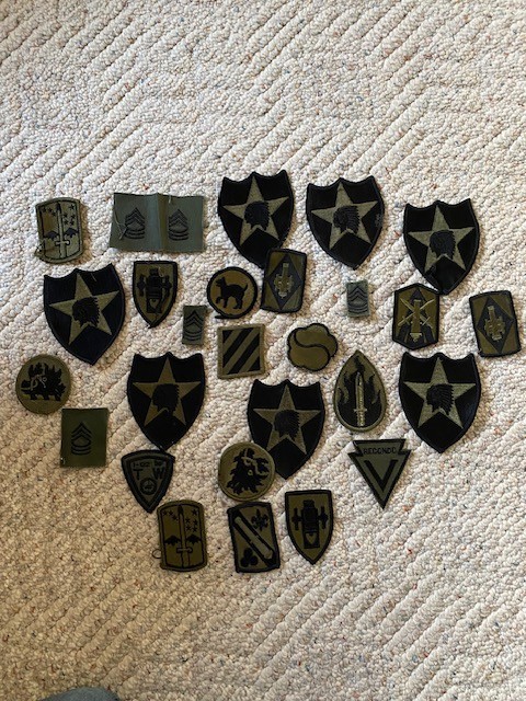 Original US Army Division Unit Patches Subdued 25+ Great Collection ...