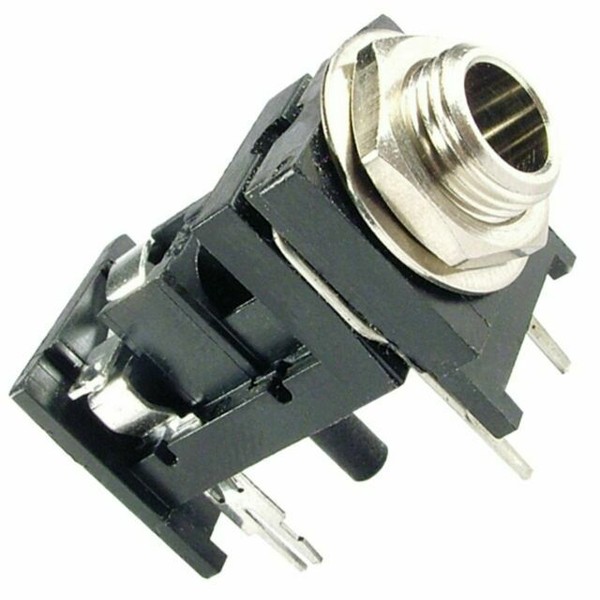 Genuine Fender 4 Pin PCB Mono Closed Circuit Amplifier Jack 0037117000 ...