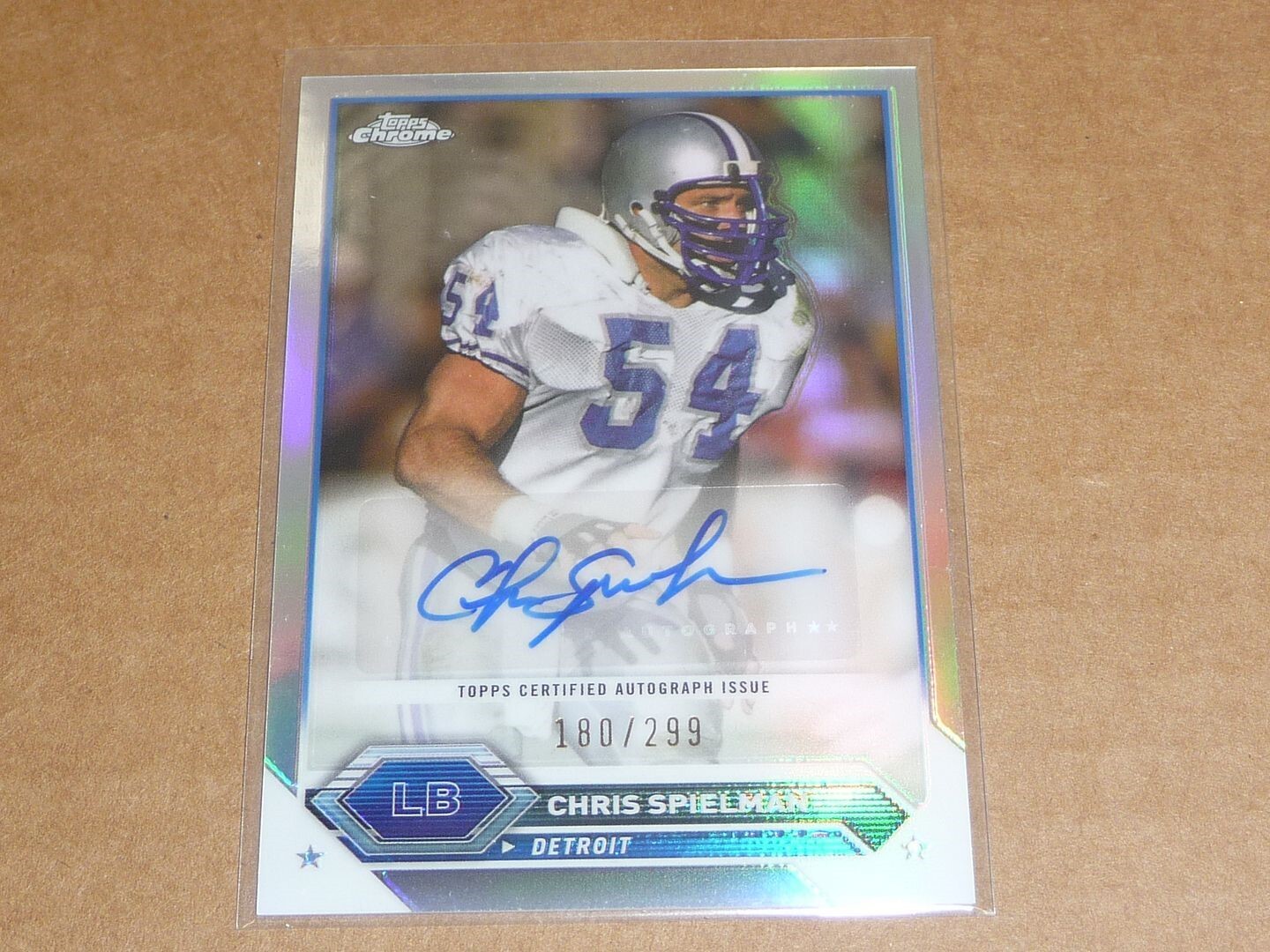 2023 Topps Composite Chrome CHRIS SPIELMAN AUTOGRAPH/AUTO LIONS /299 ...