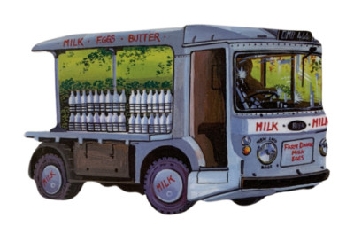 Milk Float Magnet - Milk Floats - Milk Delivery Van - Milkfloat Drivers ...