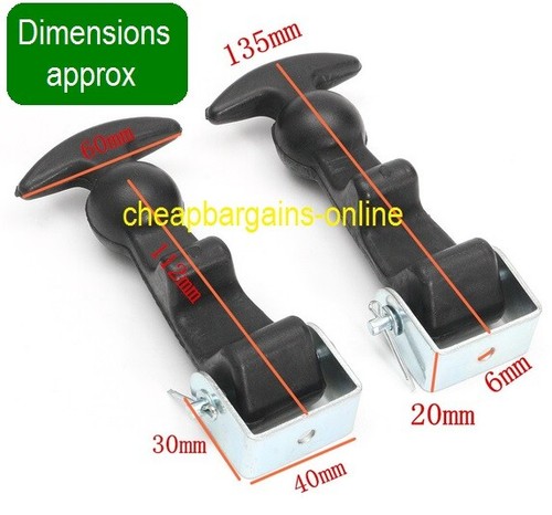 RUBBER BONNET STRAPS KIT 2 BOOT CATCH LATCH RACE MOTORSPORT CAR TRUCK ...