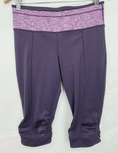 PrAna Capris Leggings Size M Womens Crop Purple | eBay