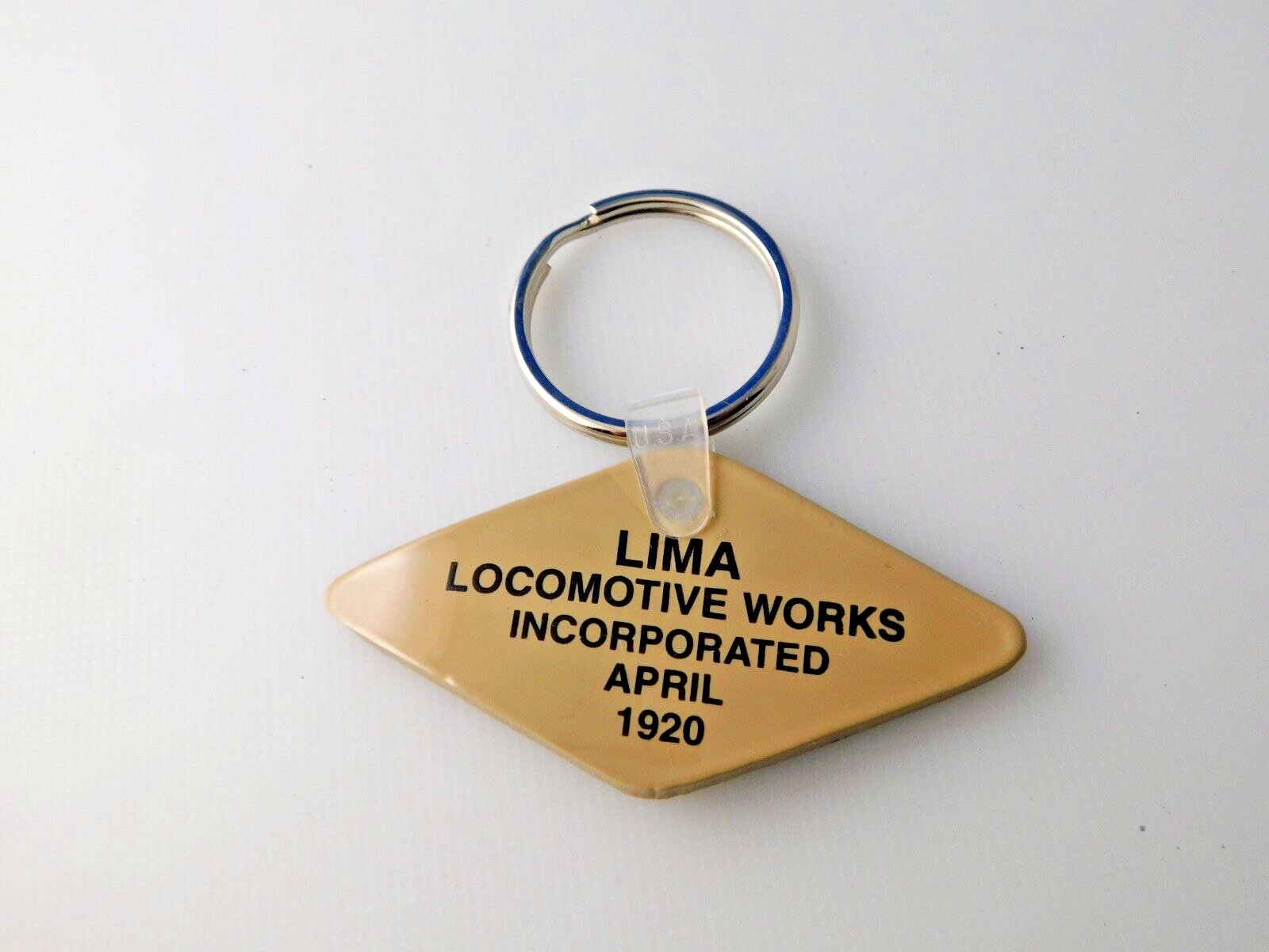 LIMA LOCOMOTIVE WORKS KEYCHAIN RAILROAD TRAIN MANUFACTURING COMPANY ADVERTISING | eBay
