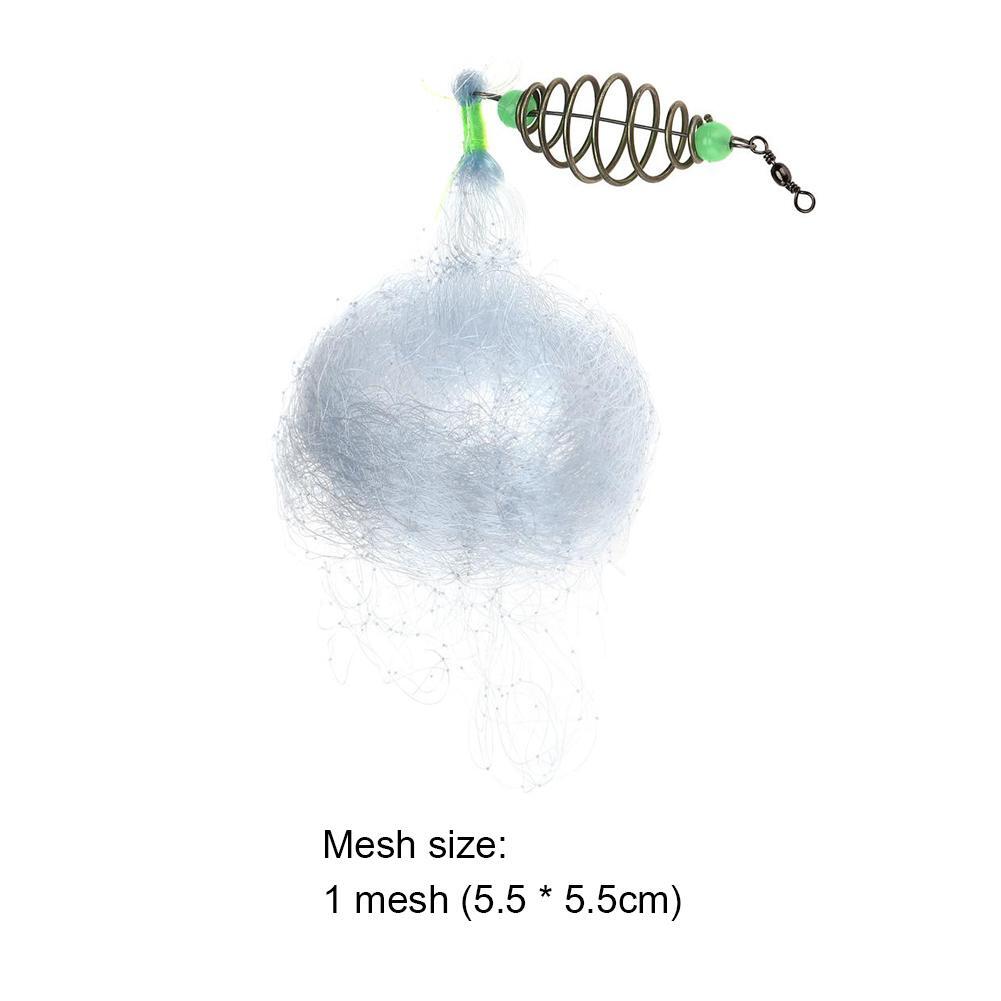 Fishing Net Explosion Hook Spring Trap Luminous Fishnet Rigs Swivel ...