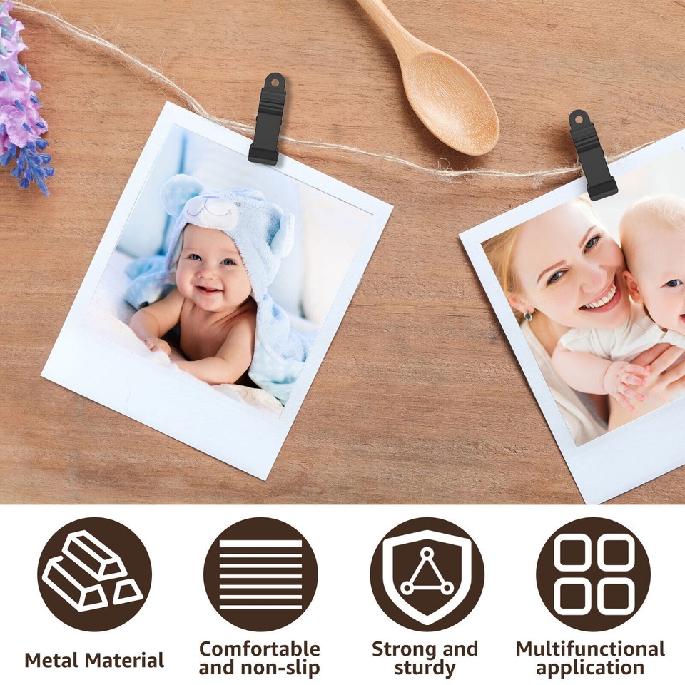 20x Metal Mini Clamps Mini Spring Clamp Alligator Clips Durable wear ...