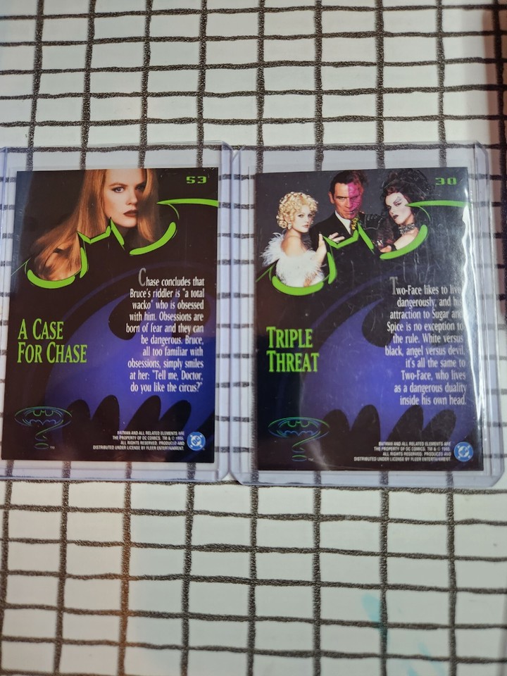 1995 Topps DC Batman Forever Trading Card #53 Kidman Chase Meridian 🔥 ...