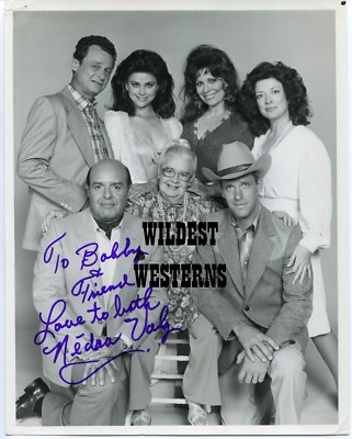 NEDRA VOLZ Signed Autograph PHOTO Rare VINTAGE Filthy Rich Cast DUKES ...