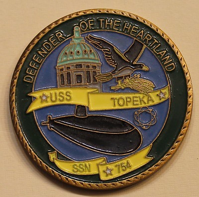 USS Topeka SSN-754 Submarine / Sub Navy Challenge Coin | eBay