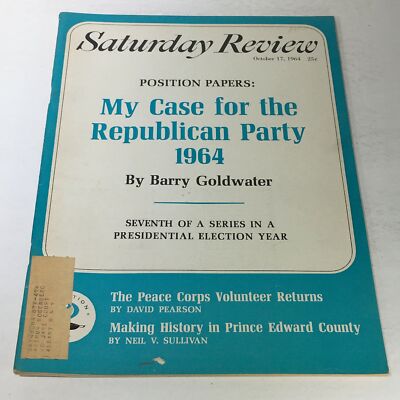 VTG Saturday Review: October 17 1964 - Republican Party 1964 by Barry ...