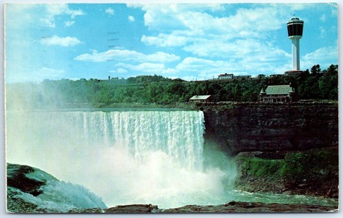 The Canadian Horseshoe Falls with Seagram Tower - Niagara Falls, Canada ...