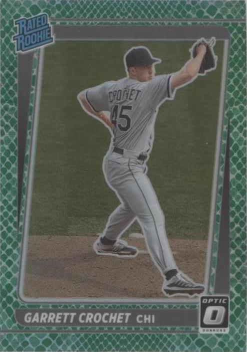 2021 Panini Donruss Optic - Rated Rookie Garrett Crochet #64 Green ...