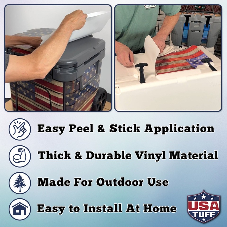 Vinyl Cooler Wrap fits YETI Roadie 32 WHEELED | Decal - Gadsden Dont ...