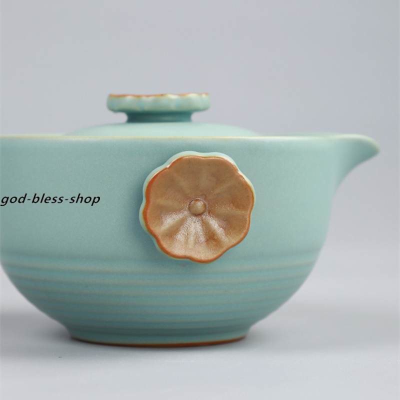 tea pot + 2 tea cups + tea canister + portable bag ceramic tea set for ...